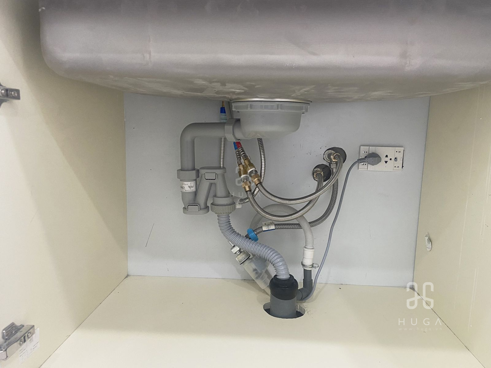 Chậu rửa chén nhật Shigeru hạt sần LE JSL-K 2F FS - HUGA